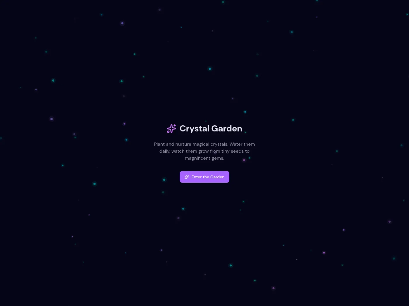Crystal Grower Game