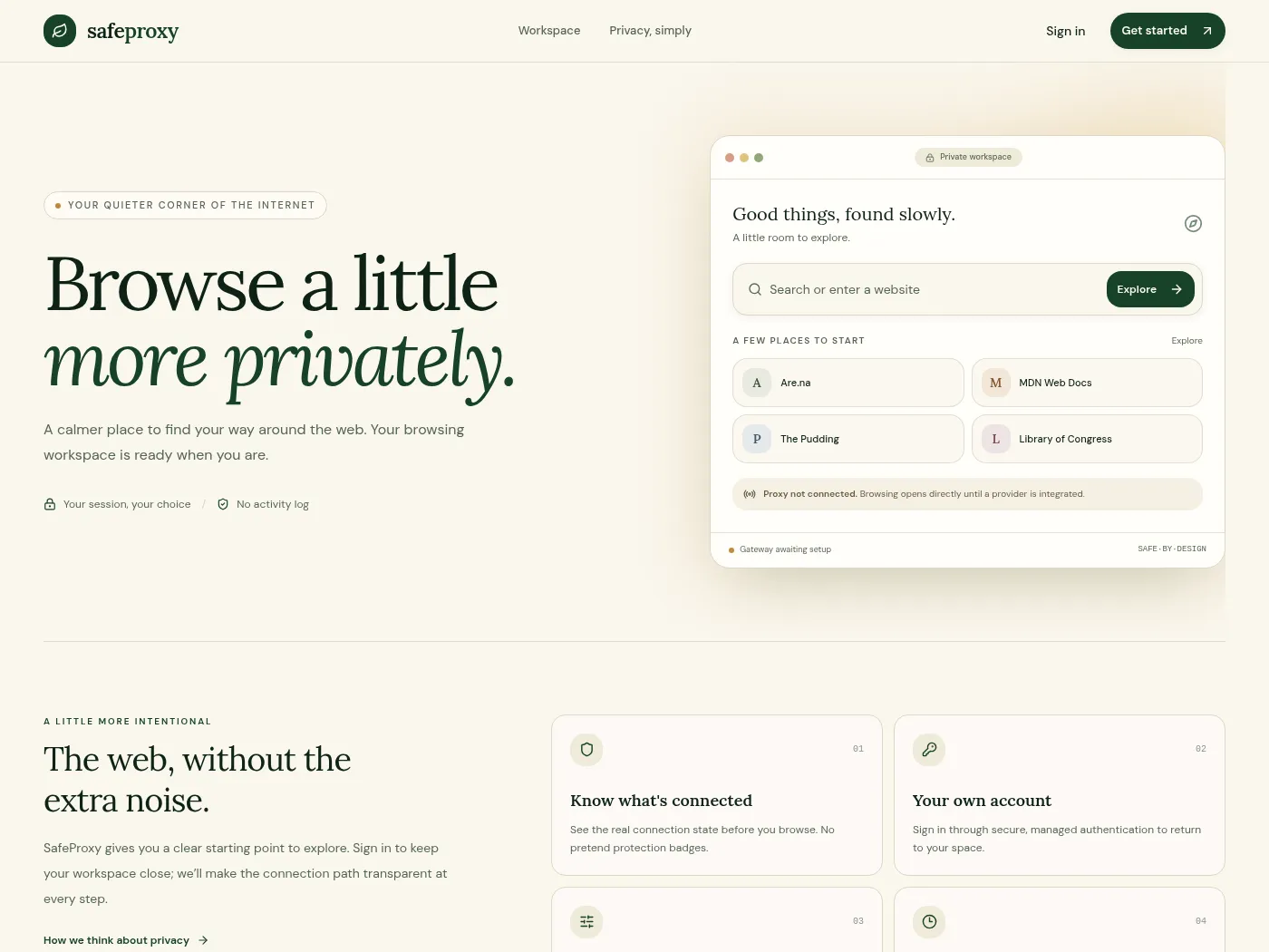 SafeProxy Web Service