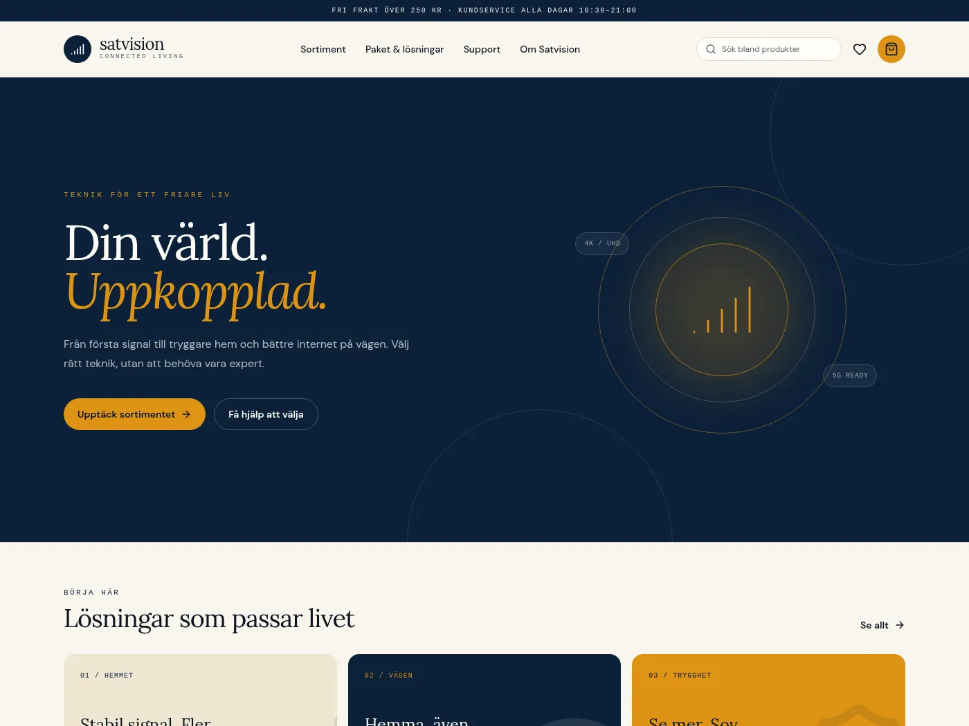 Satvision Redesign Hub