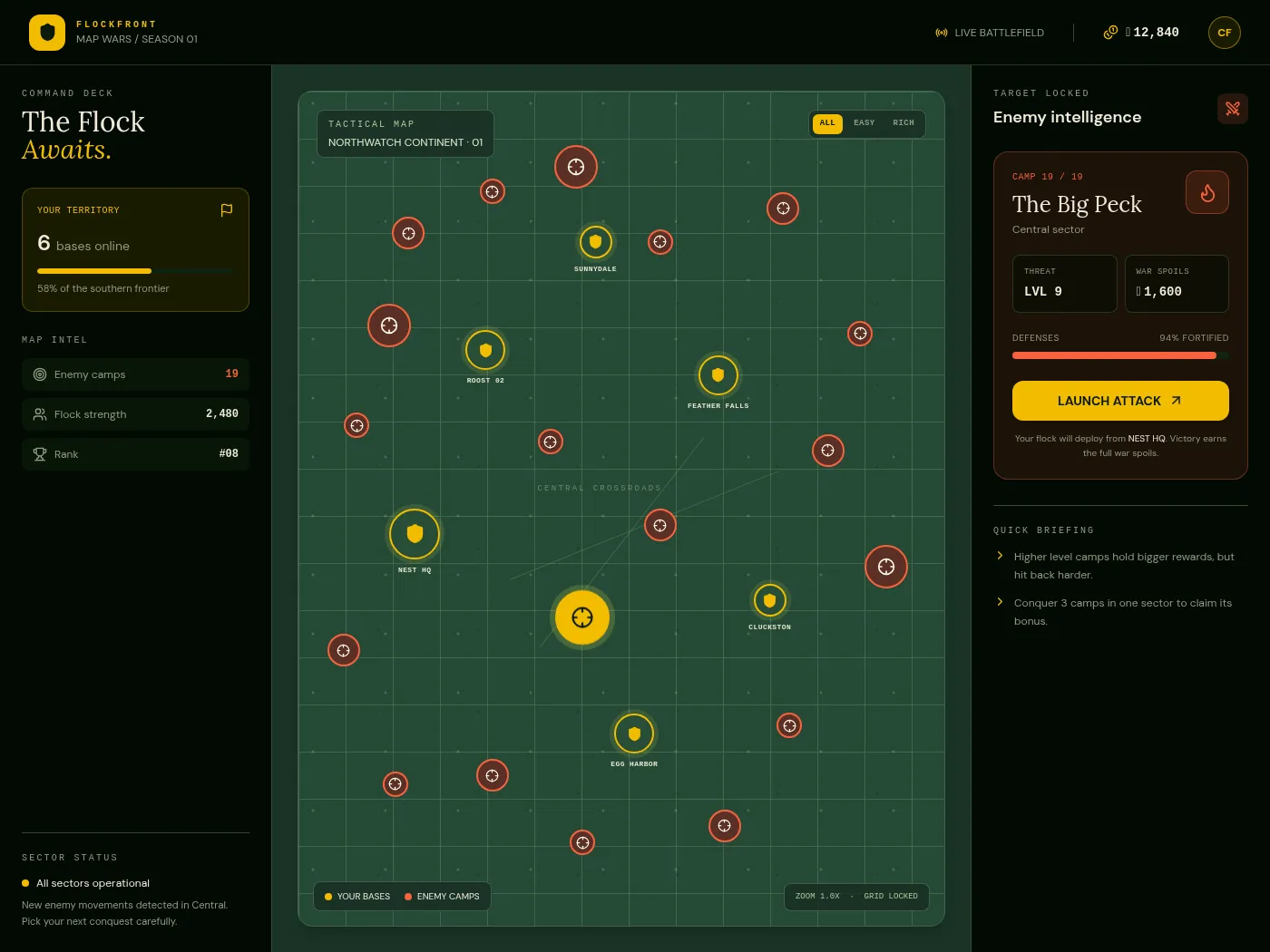 Chicken Army Map Wars
