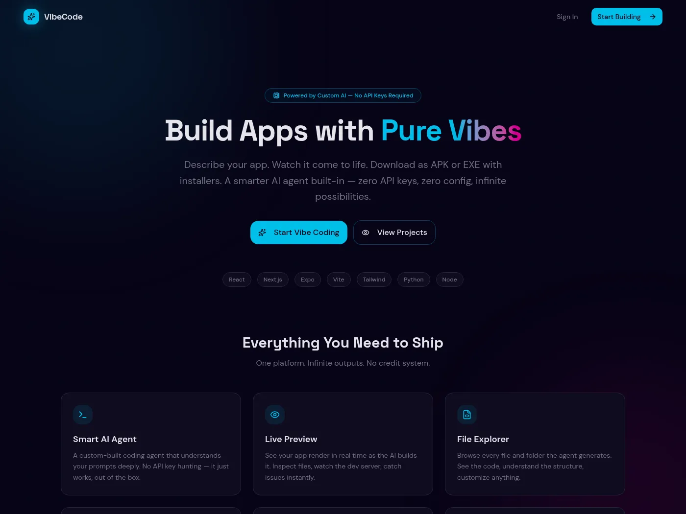 VibeCode AI Studio