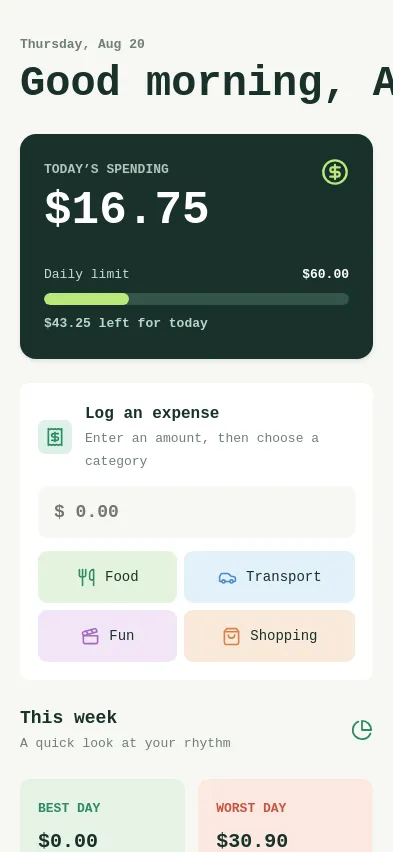 Smart Spend Tracker