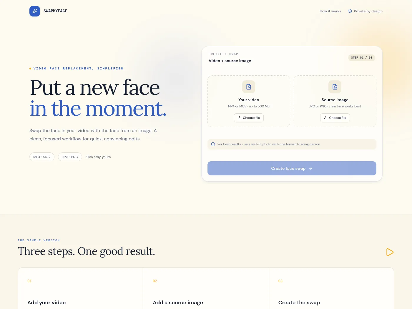 SwapMyFace Video Tool