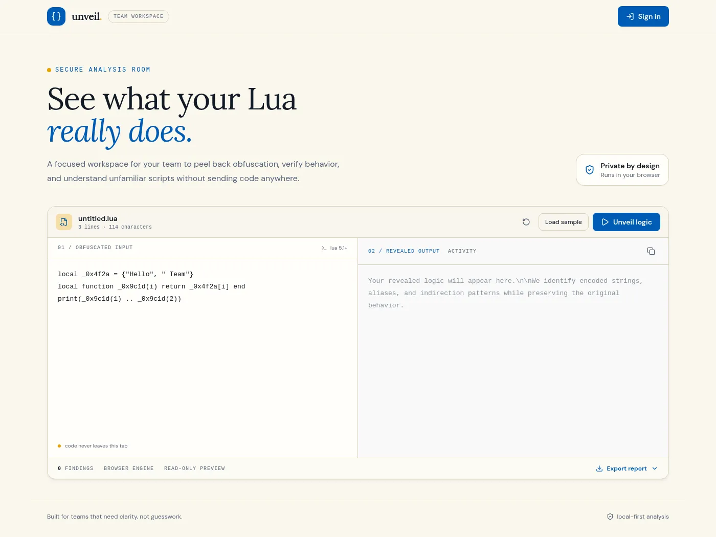 Lua Deobfuscator Web