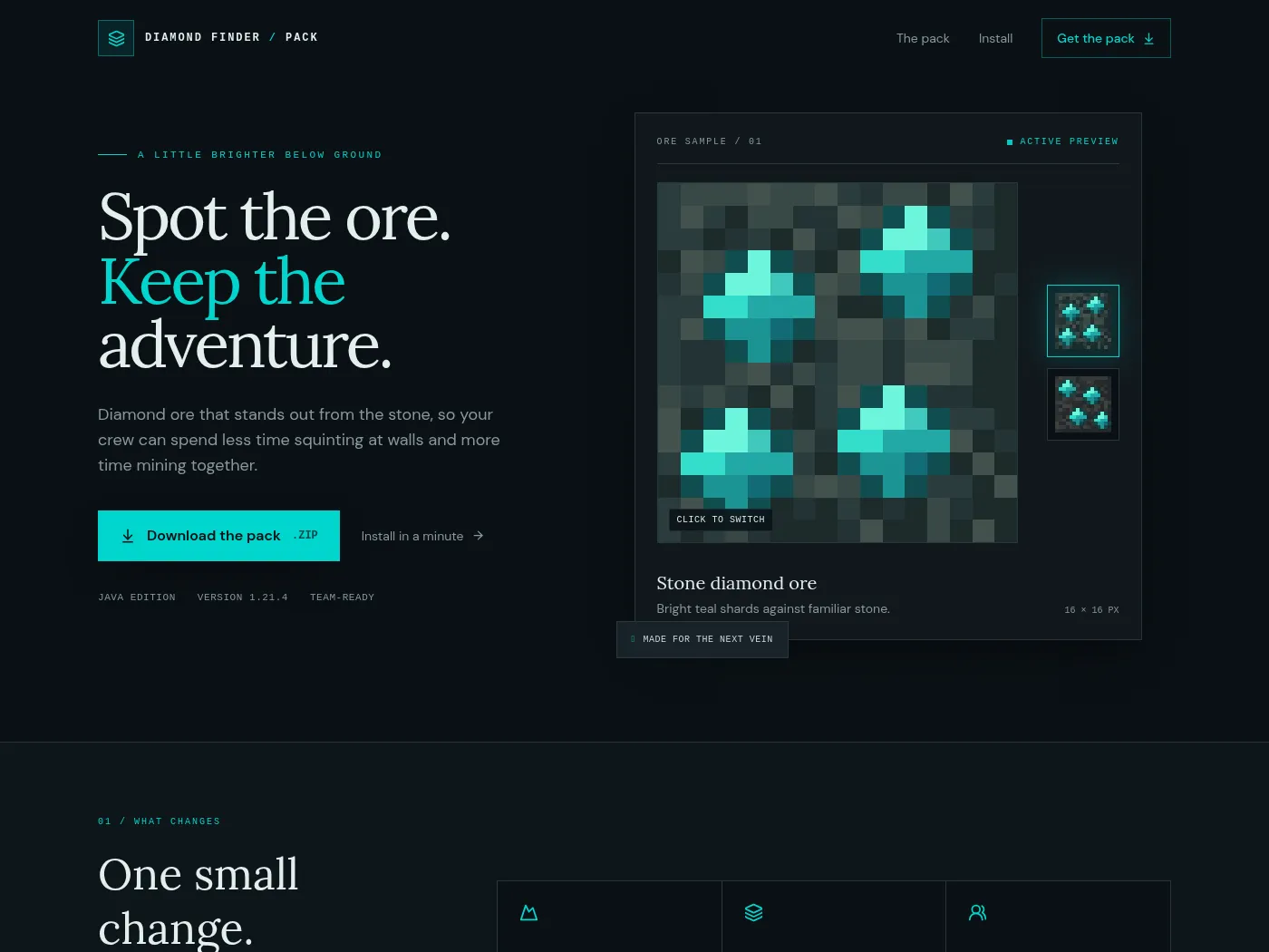 Diamond Finder Pack