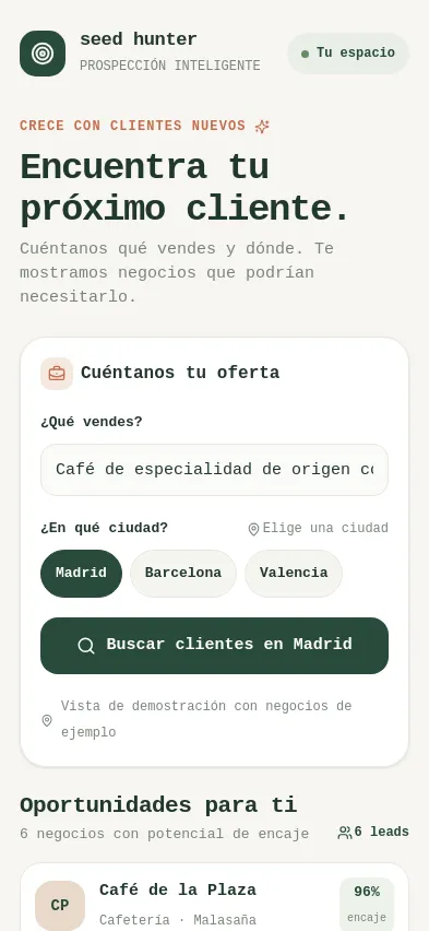 Seed Hunter App