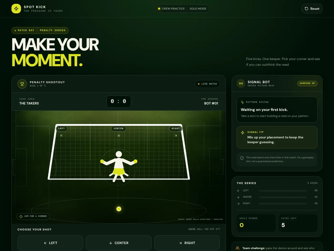 Penalty Shootout Bot
