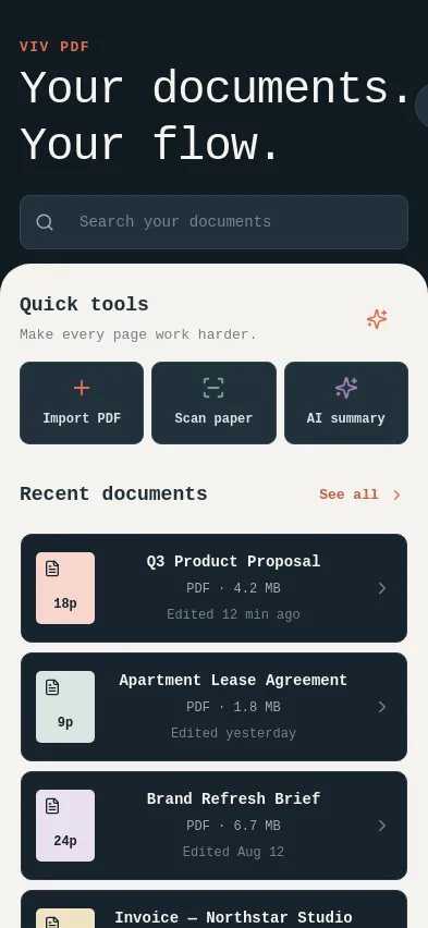 VIV PDF Pro Editor
