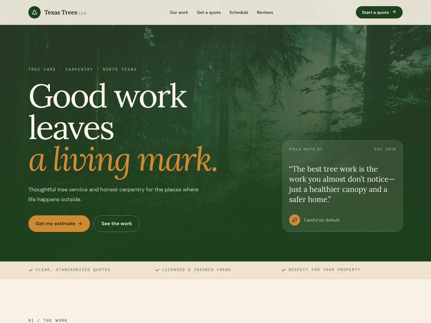 Texas Trees Web Portal