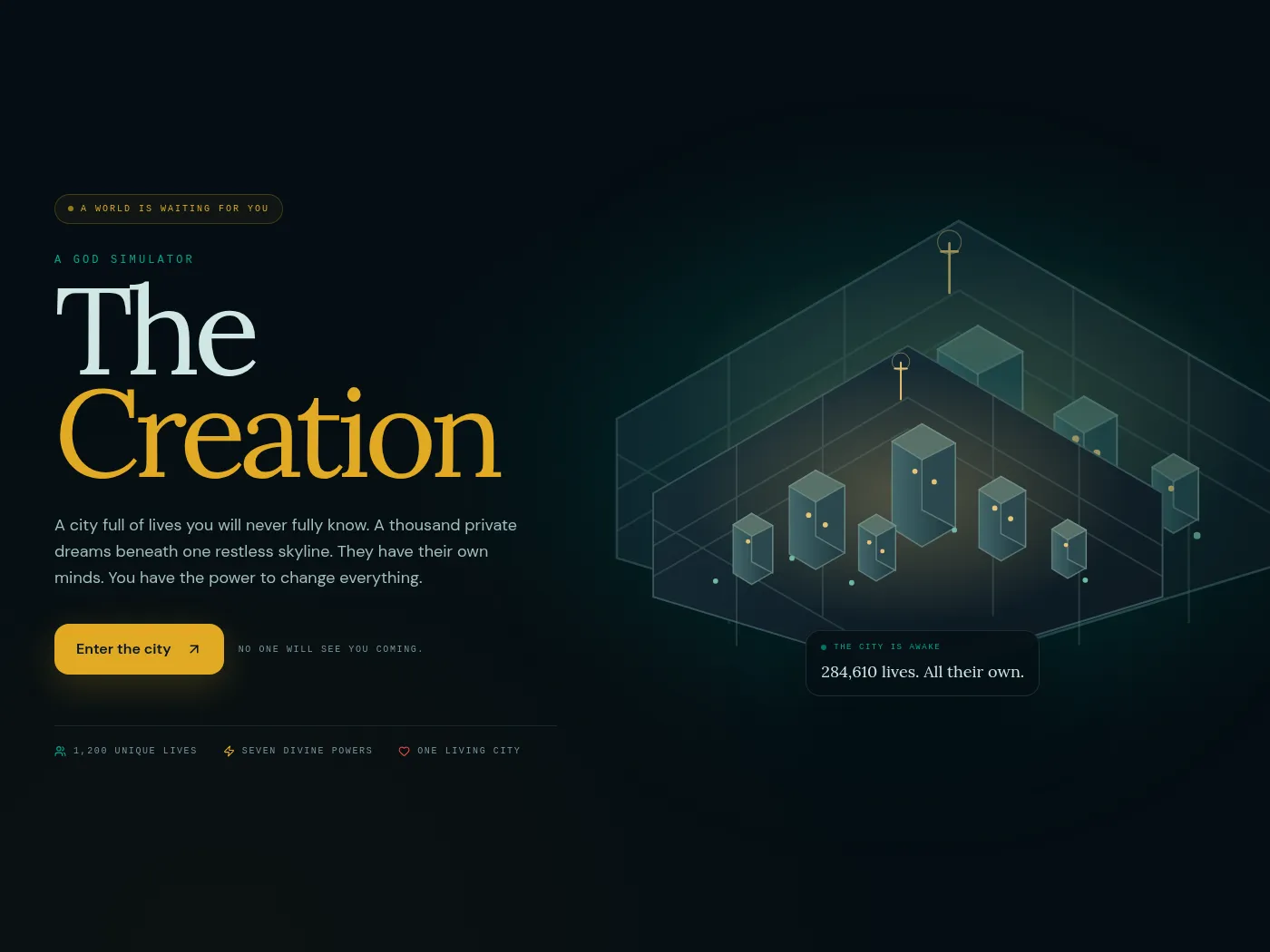 The Creation Simulator