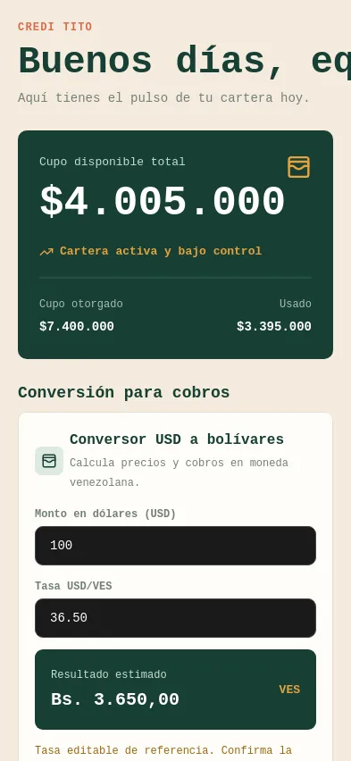 Tienda Crédito Fácil