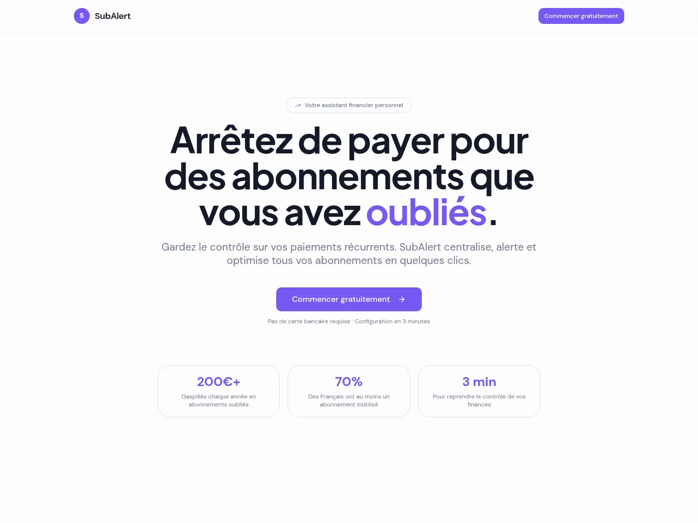 SubAlert