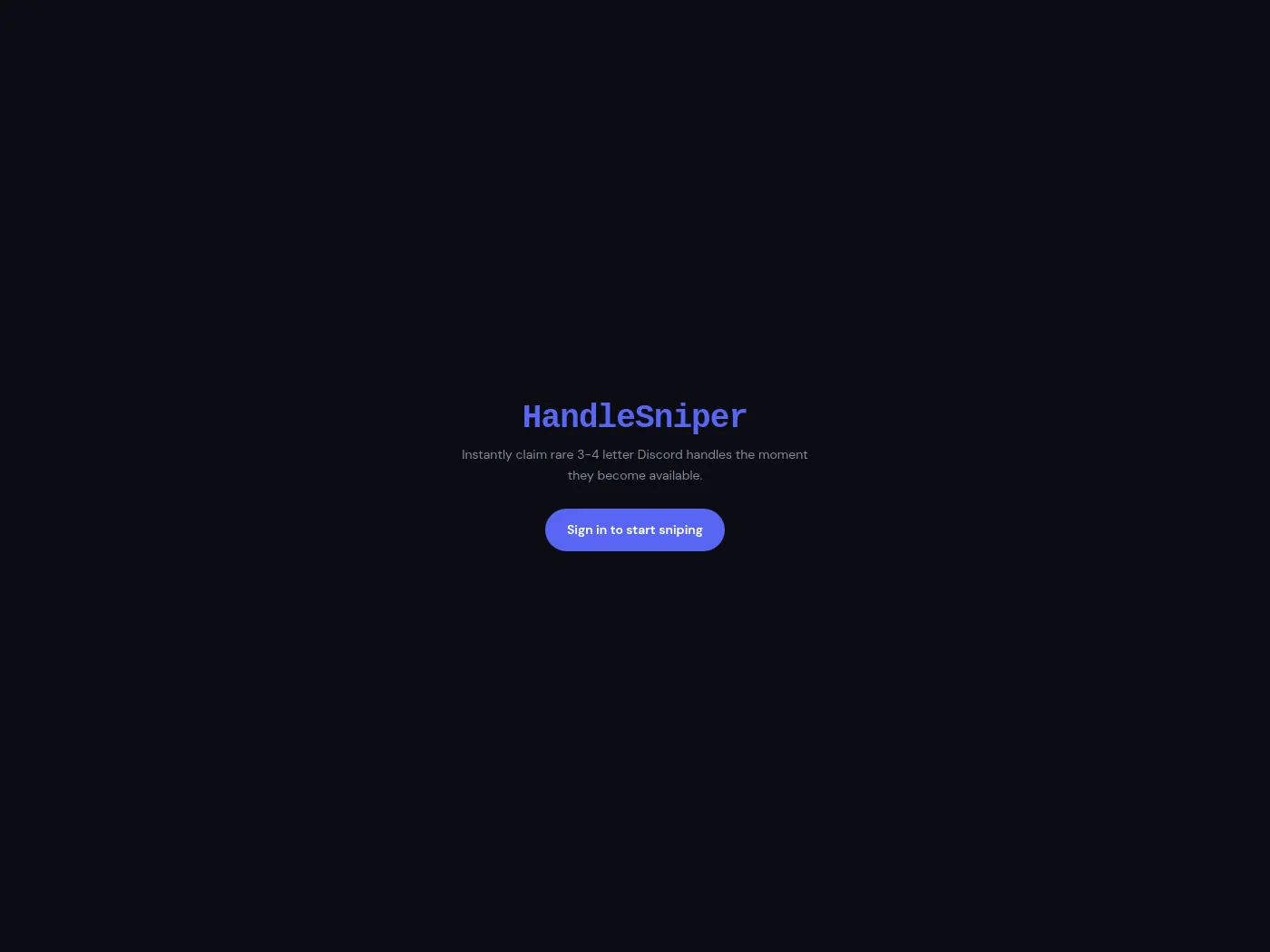 HandleSniper