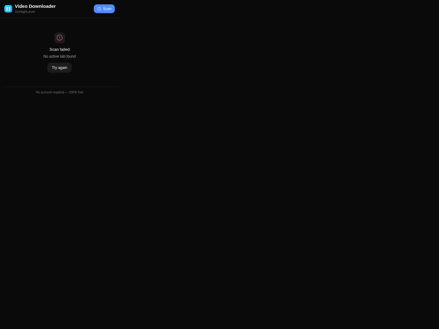 GoHigh Downloader Extension