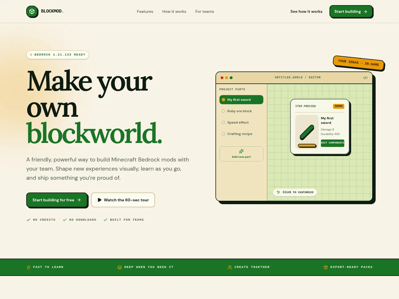 BlockMod Builder