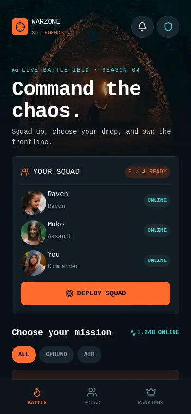 WarZone 3D Legends