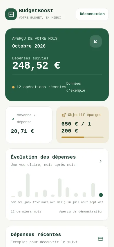 BudgetBoost Mobile