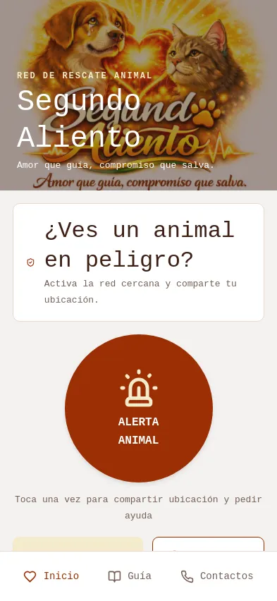 Segundo Aliento Rescue App