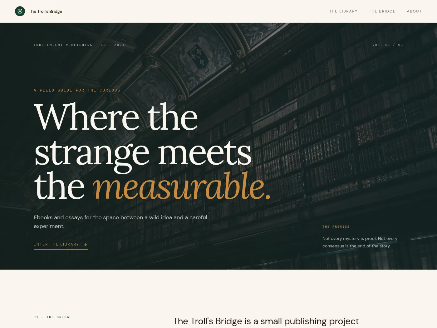 The Troll's Bridge