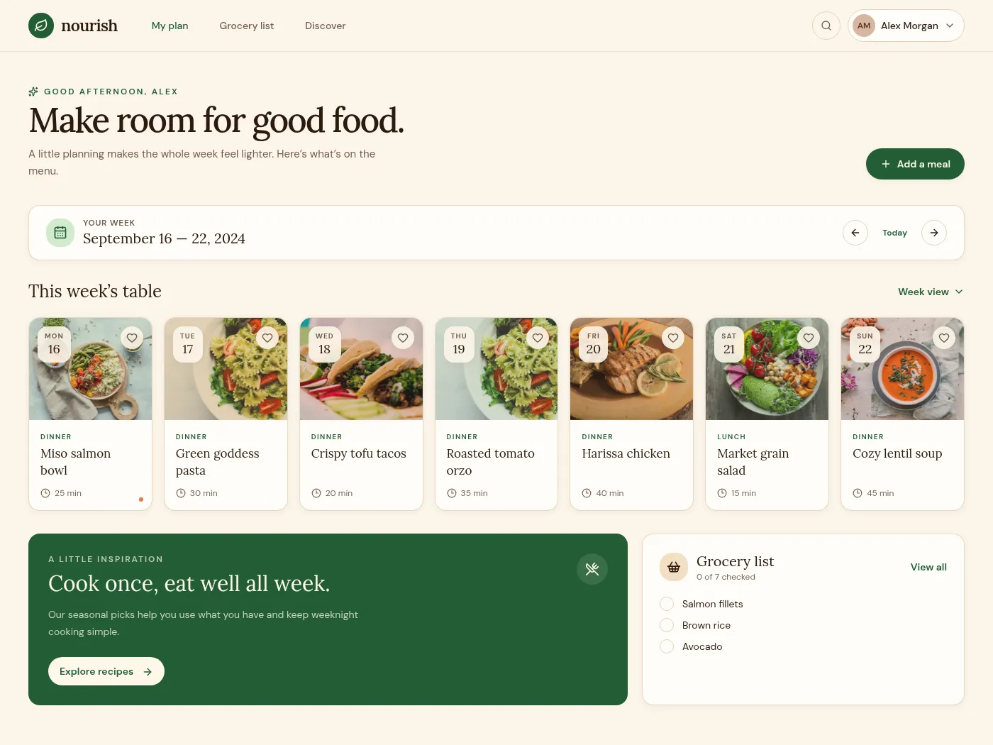 Smart Meal Planner