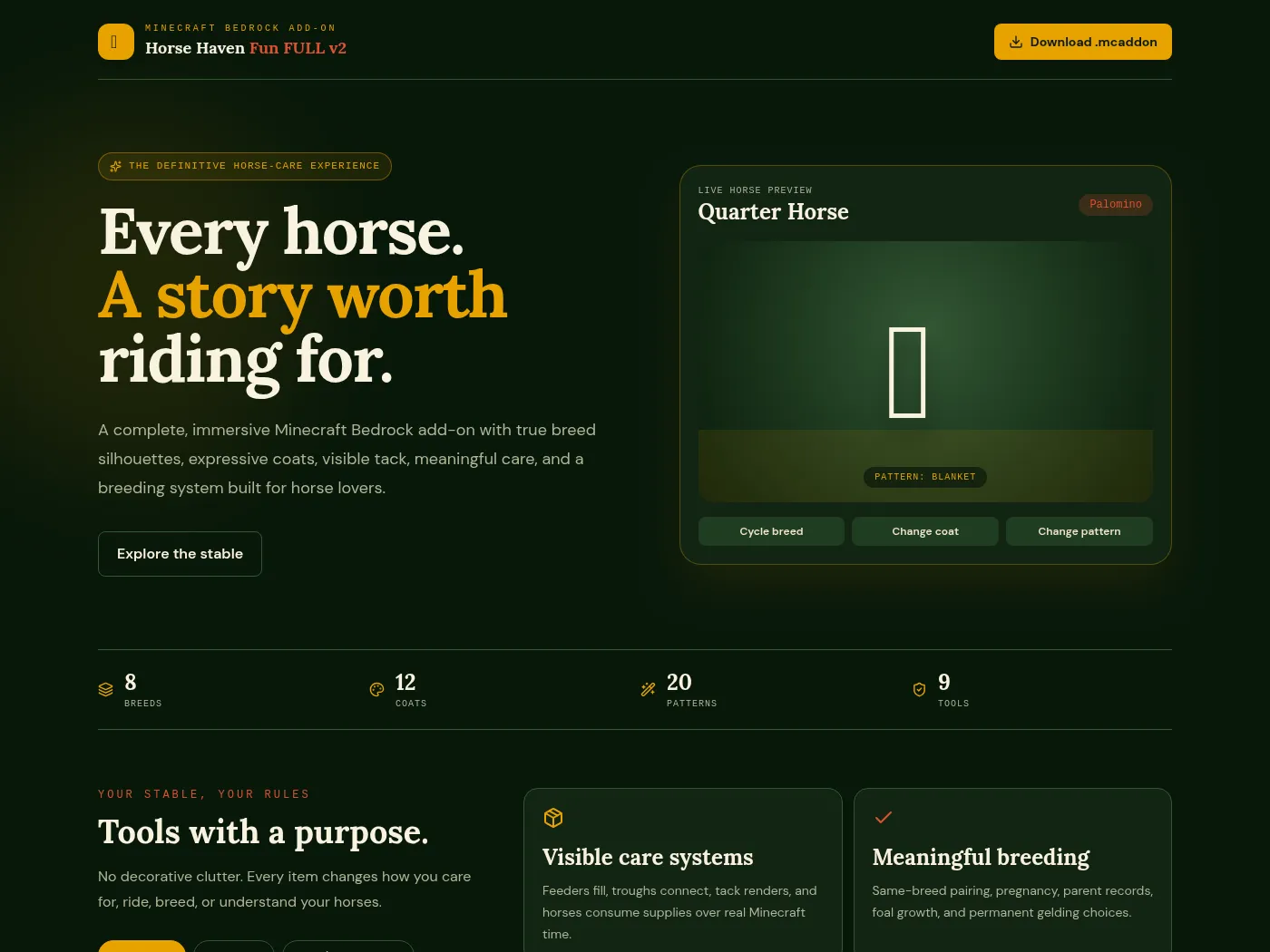 Horse Haven Add-On