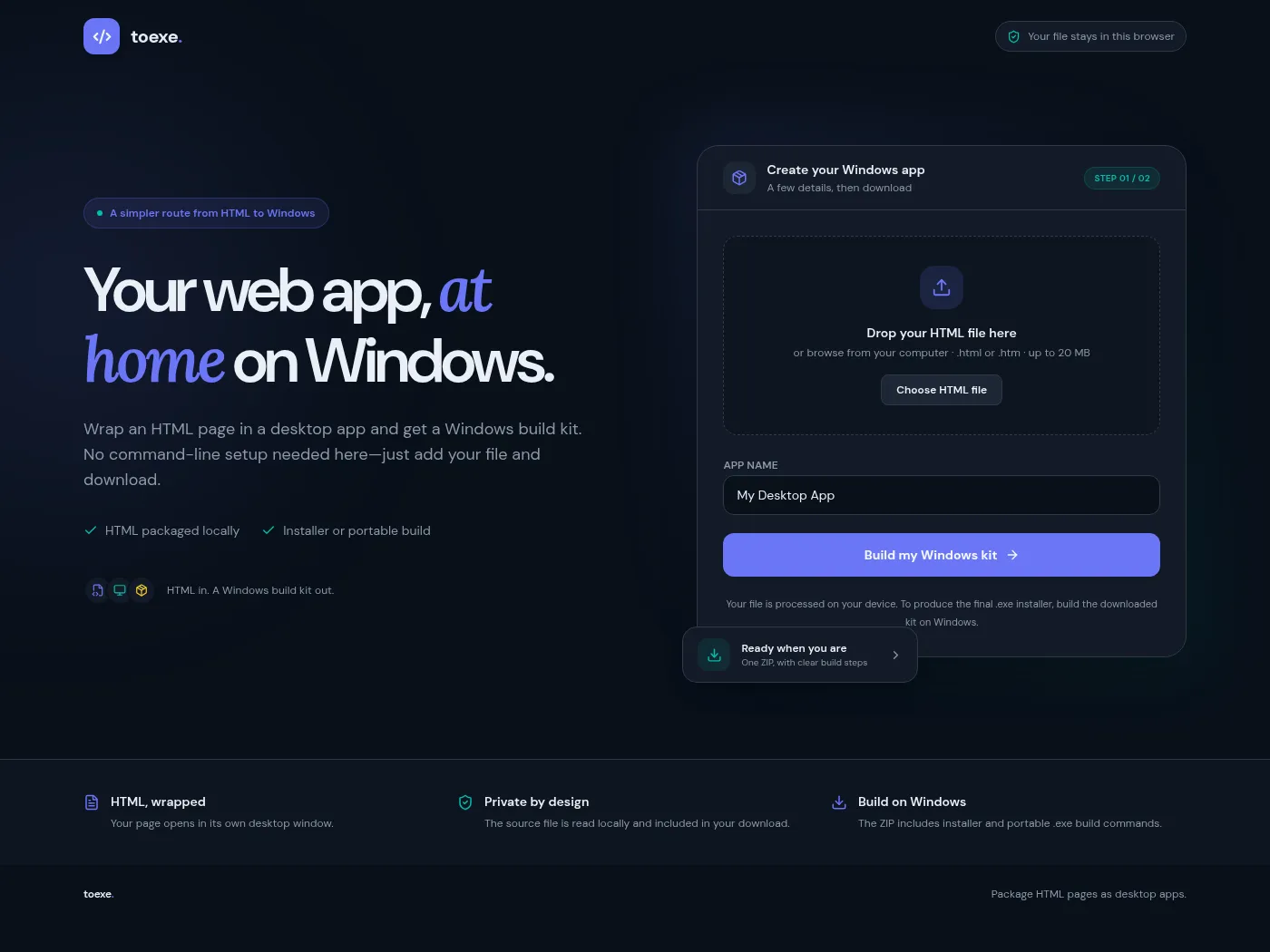 ToExe Converter
