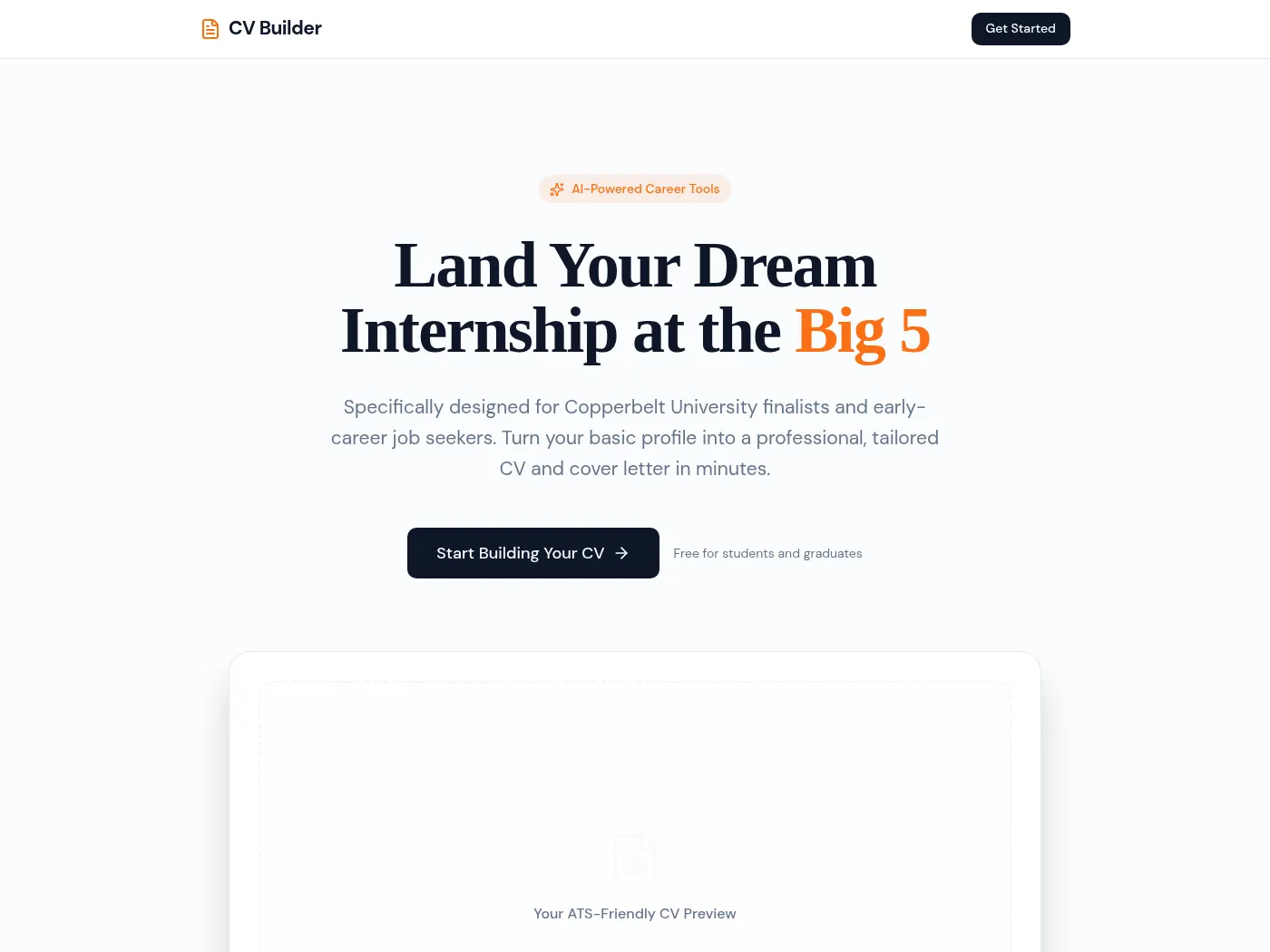 AI CV Letter Builder