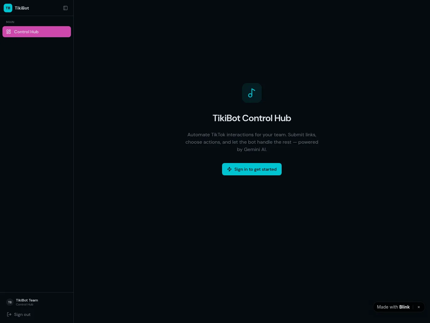 TikiBot Control Hub