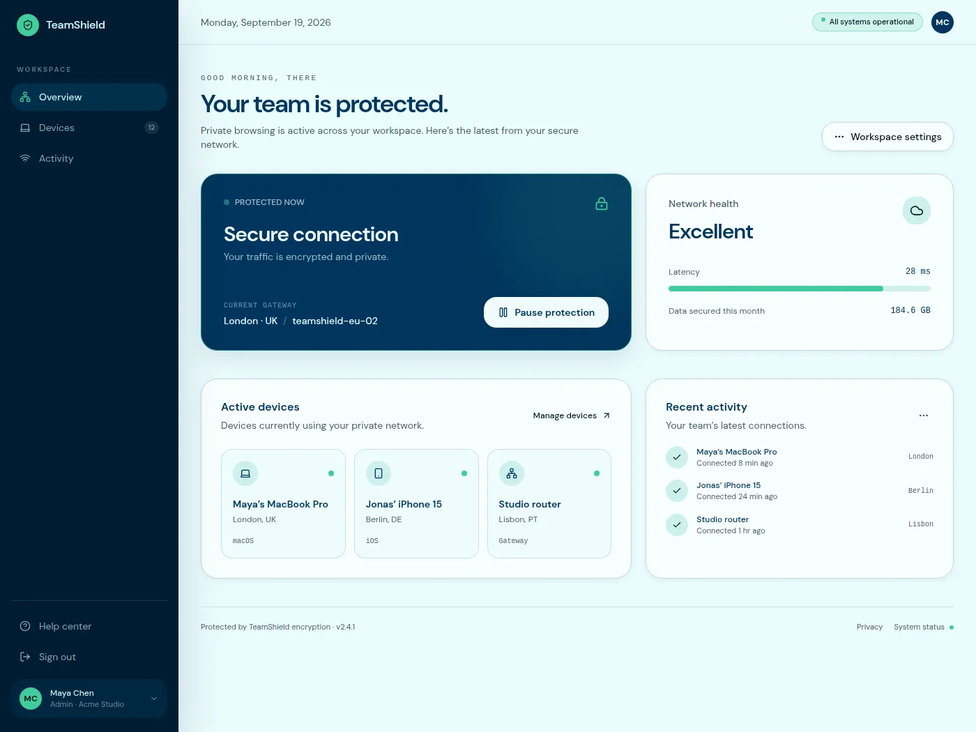 TeamShield VPN