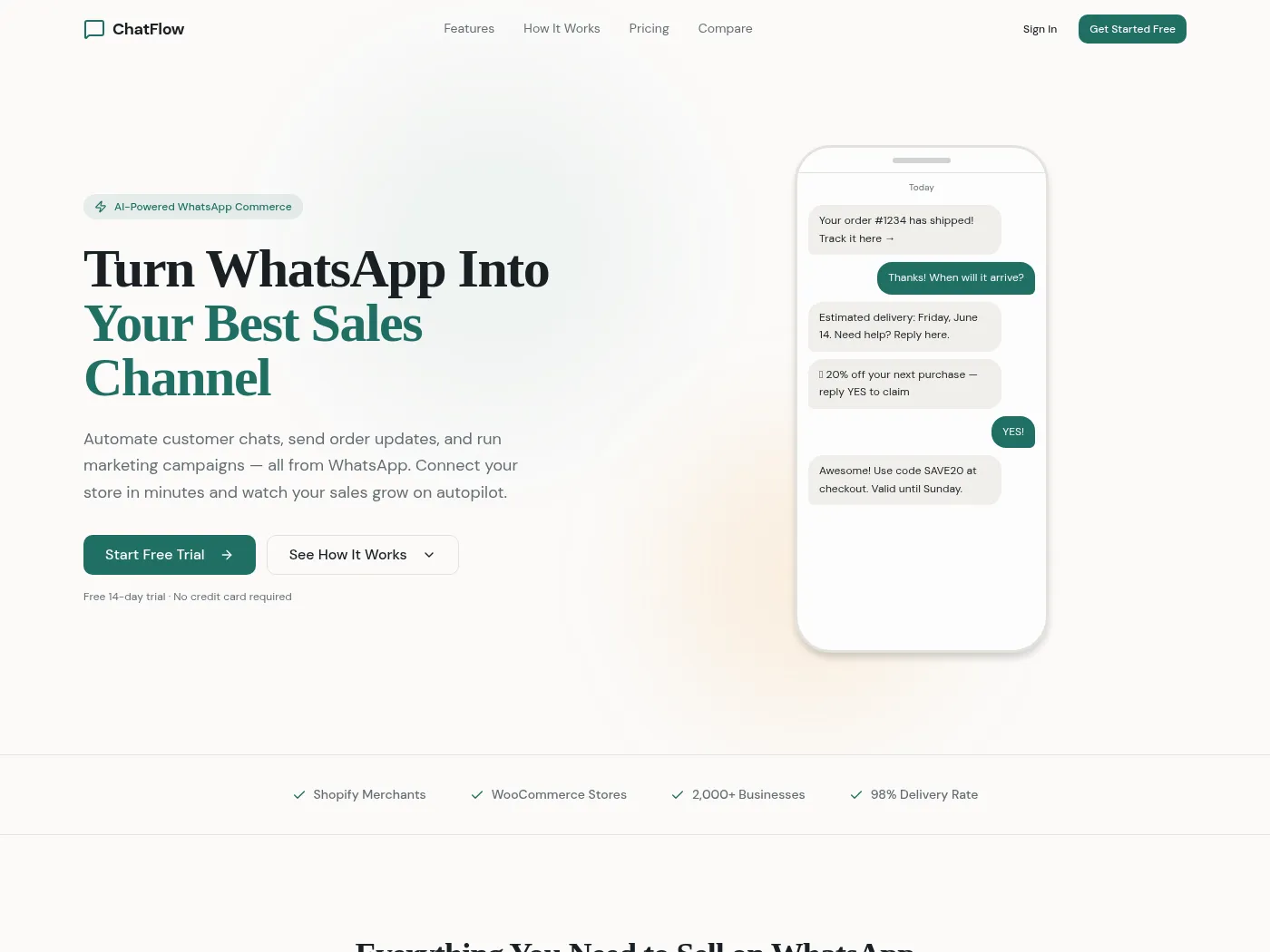 WhatsApp Commerce Suite