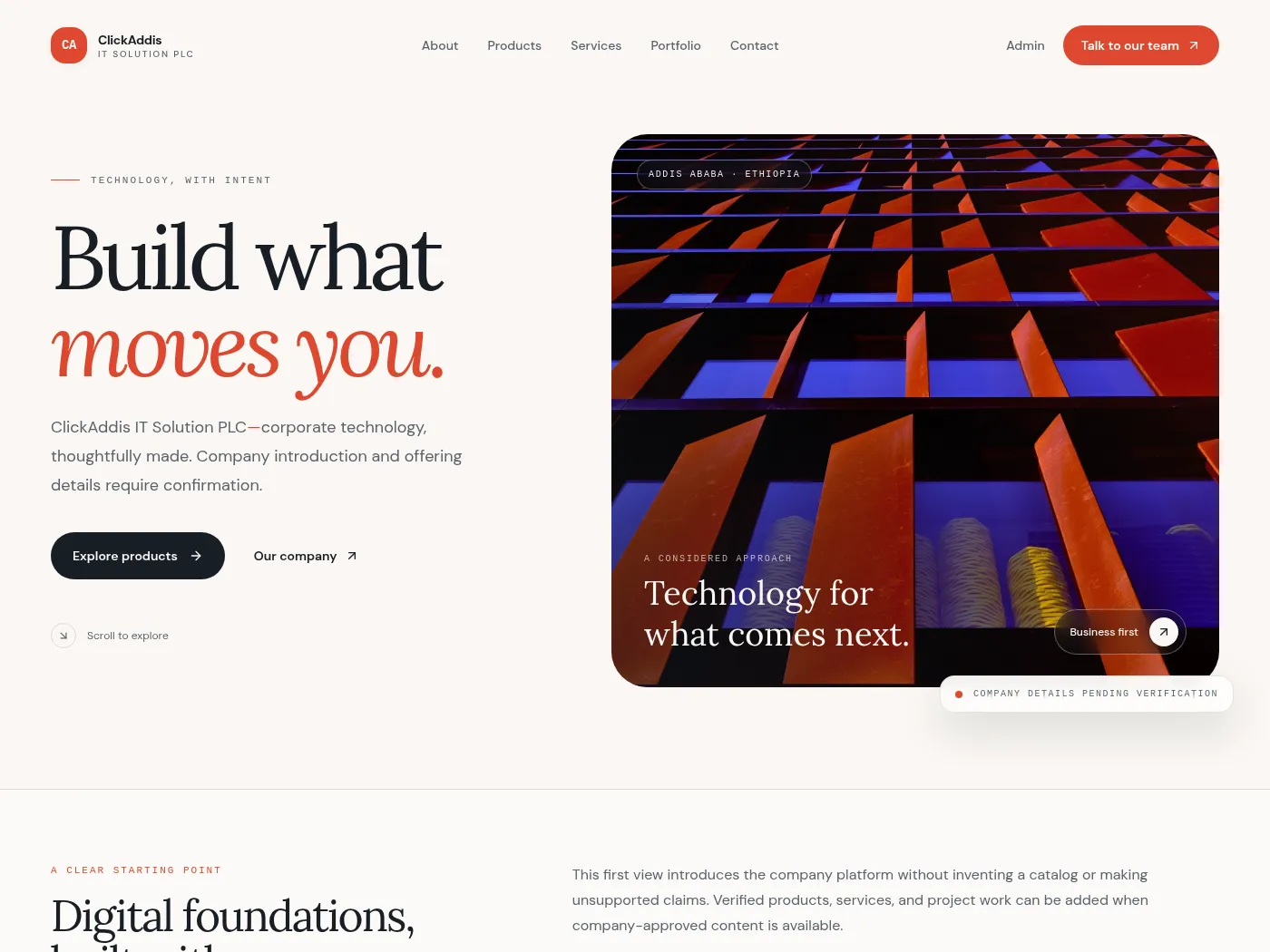 ClickAddis Tech Platform
