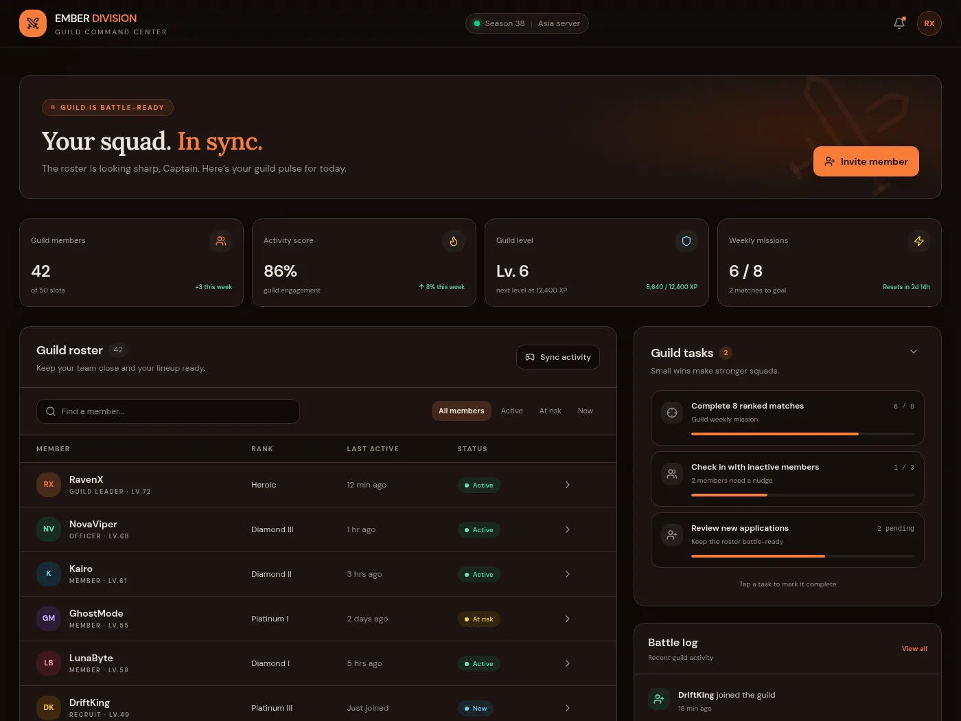 Free Fire Guild Bot