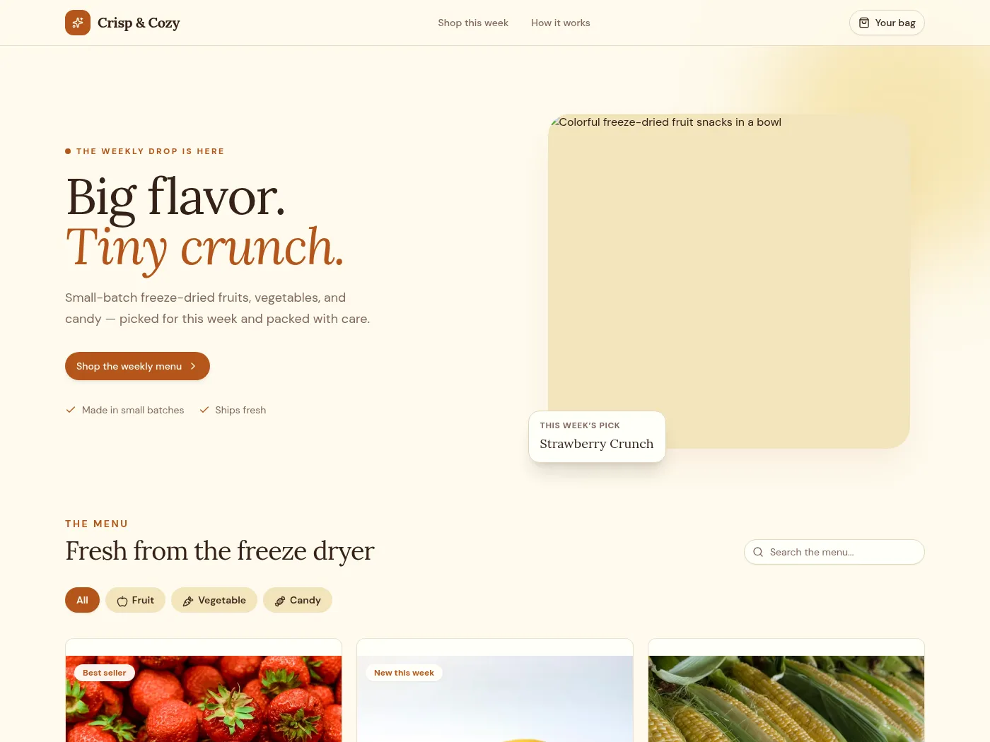 Freeze-Dried Market