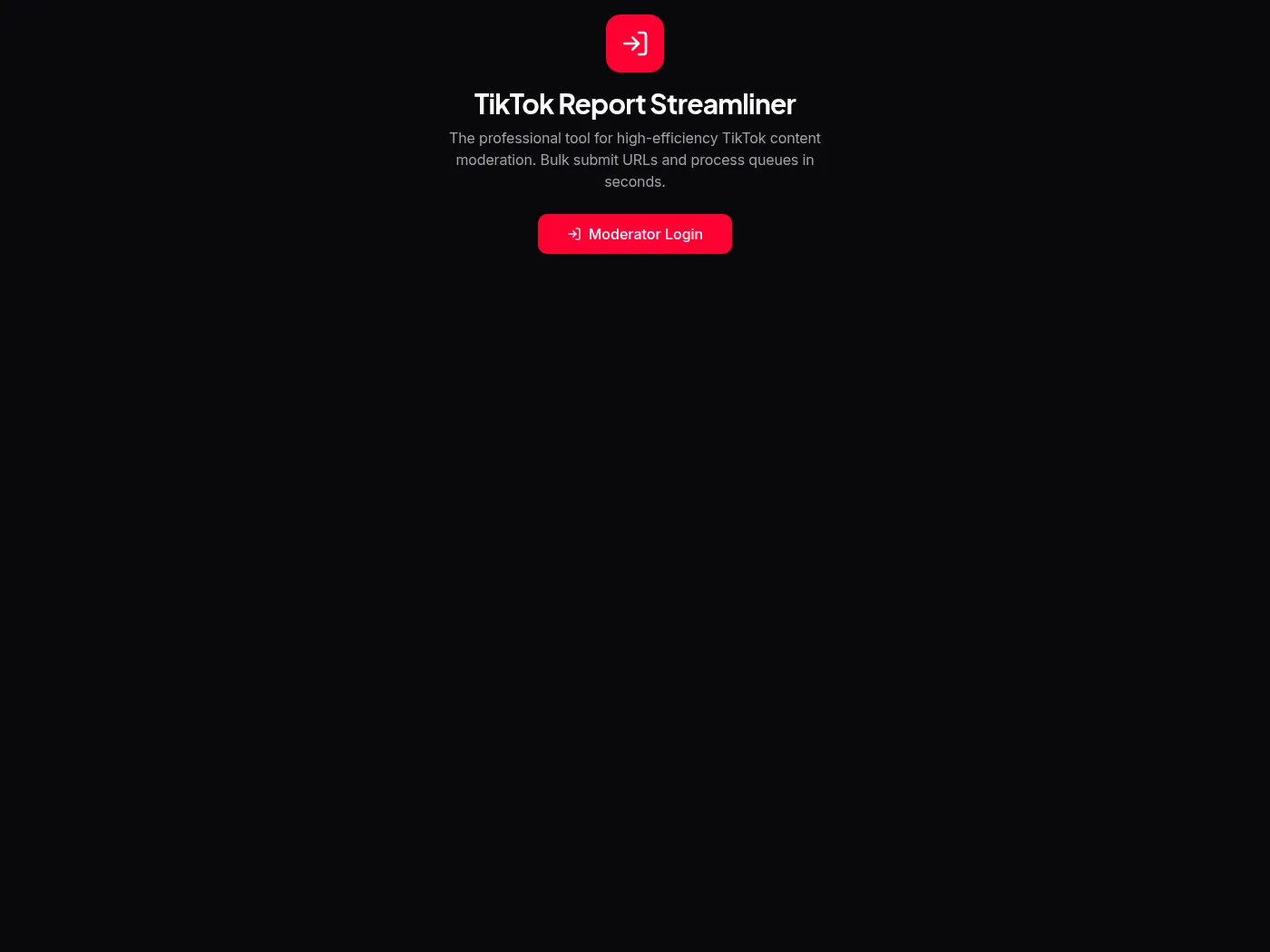 TikTok Report Streamliner