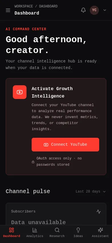 YouTube Growth Agent