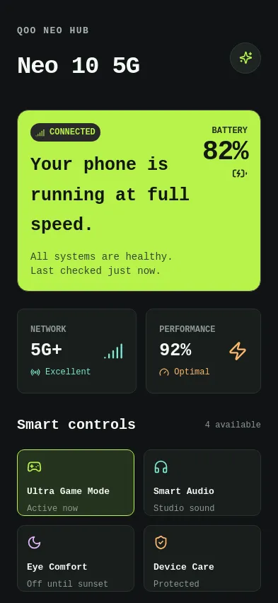 QOO Neo Mobile Hub