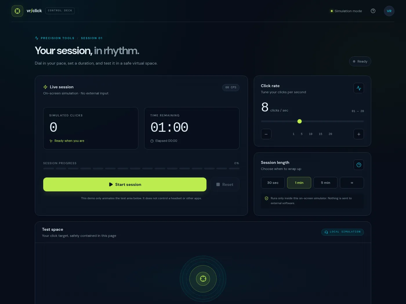 VR AutoClicker