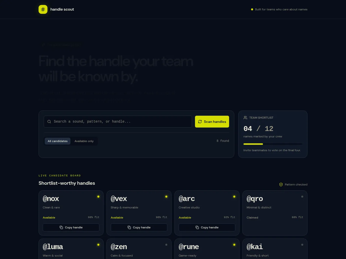 Discord Handle Finder