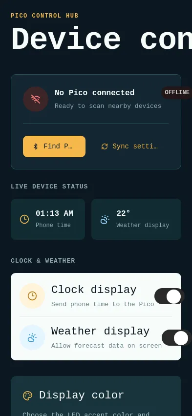 Pi Pico Control Hub