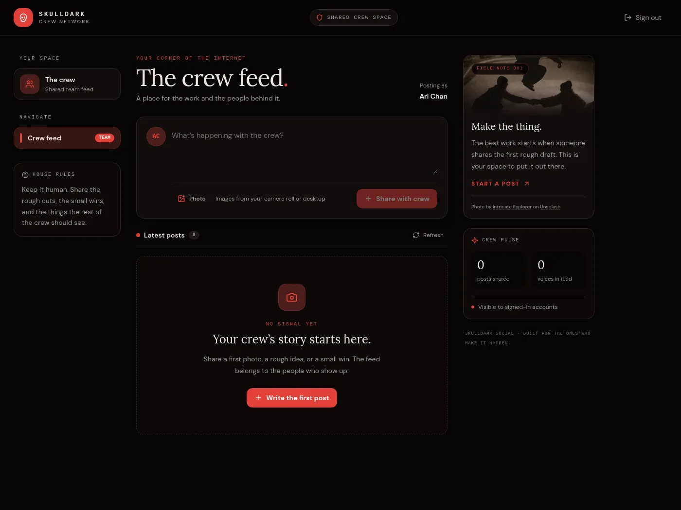 Skulldark Social