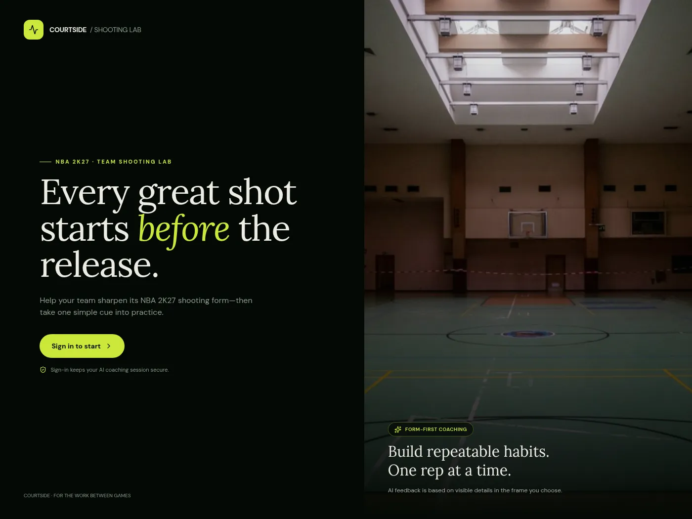 AI NBA 2K27 Shooting Coach
