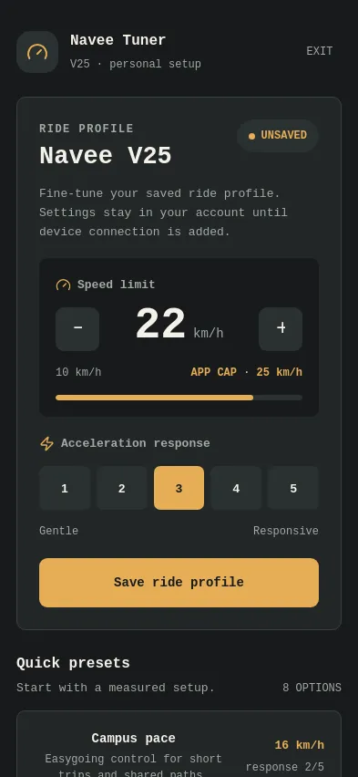 Navee Tuner Mobile