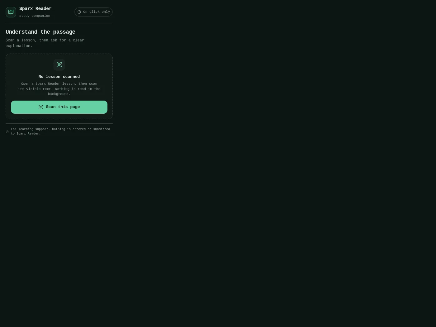Sparx Reader AI Helper