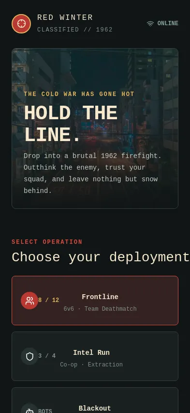 Red Winter FPS