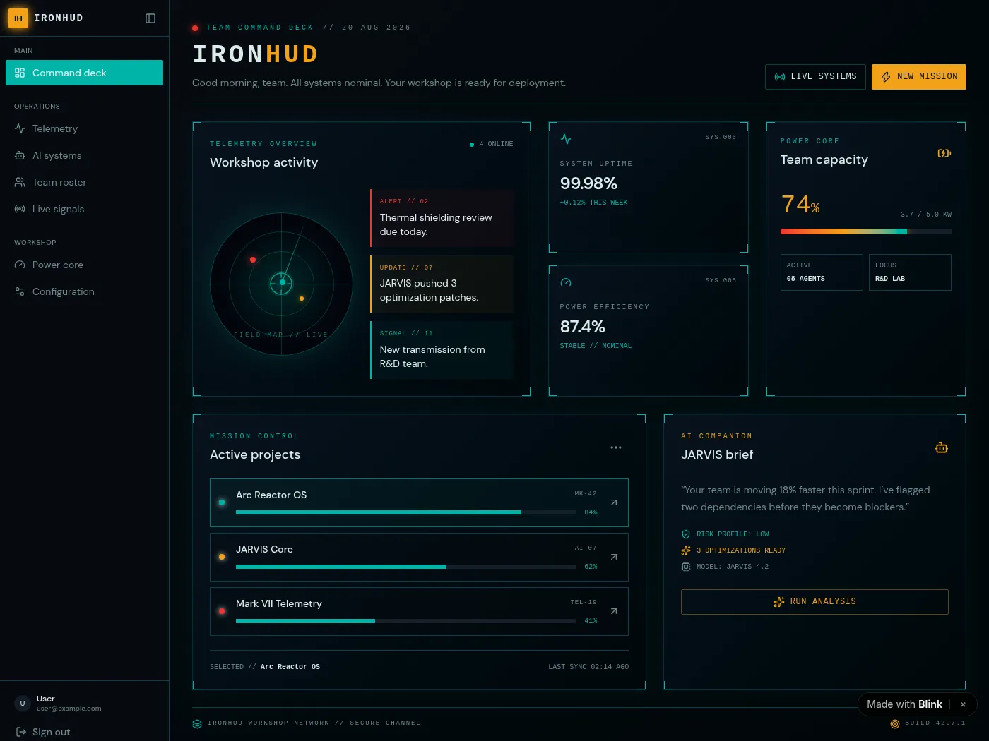 IronHUD UI Kit