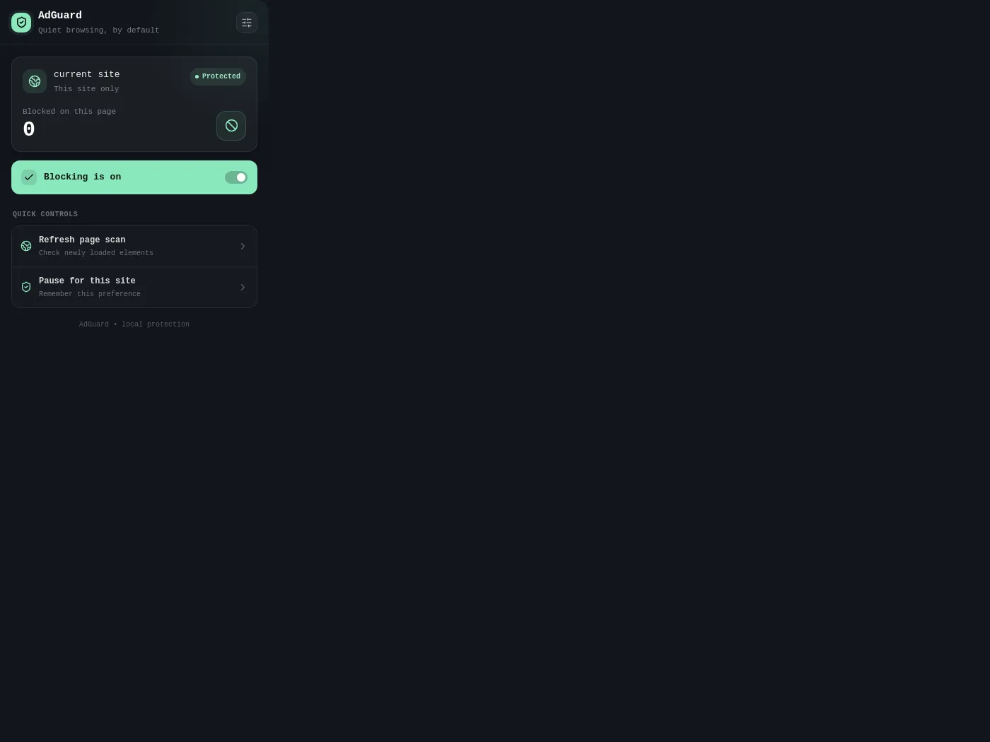 AdGuard Chrome Extension