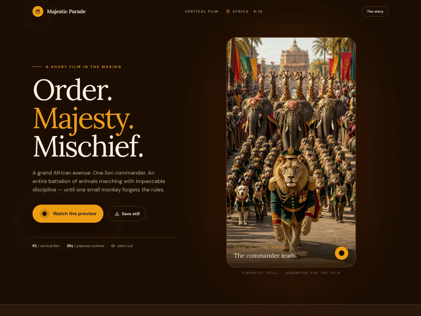 Majestic Animal Parade