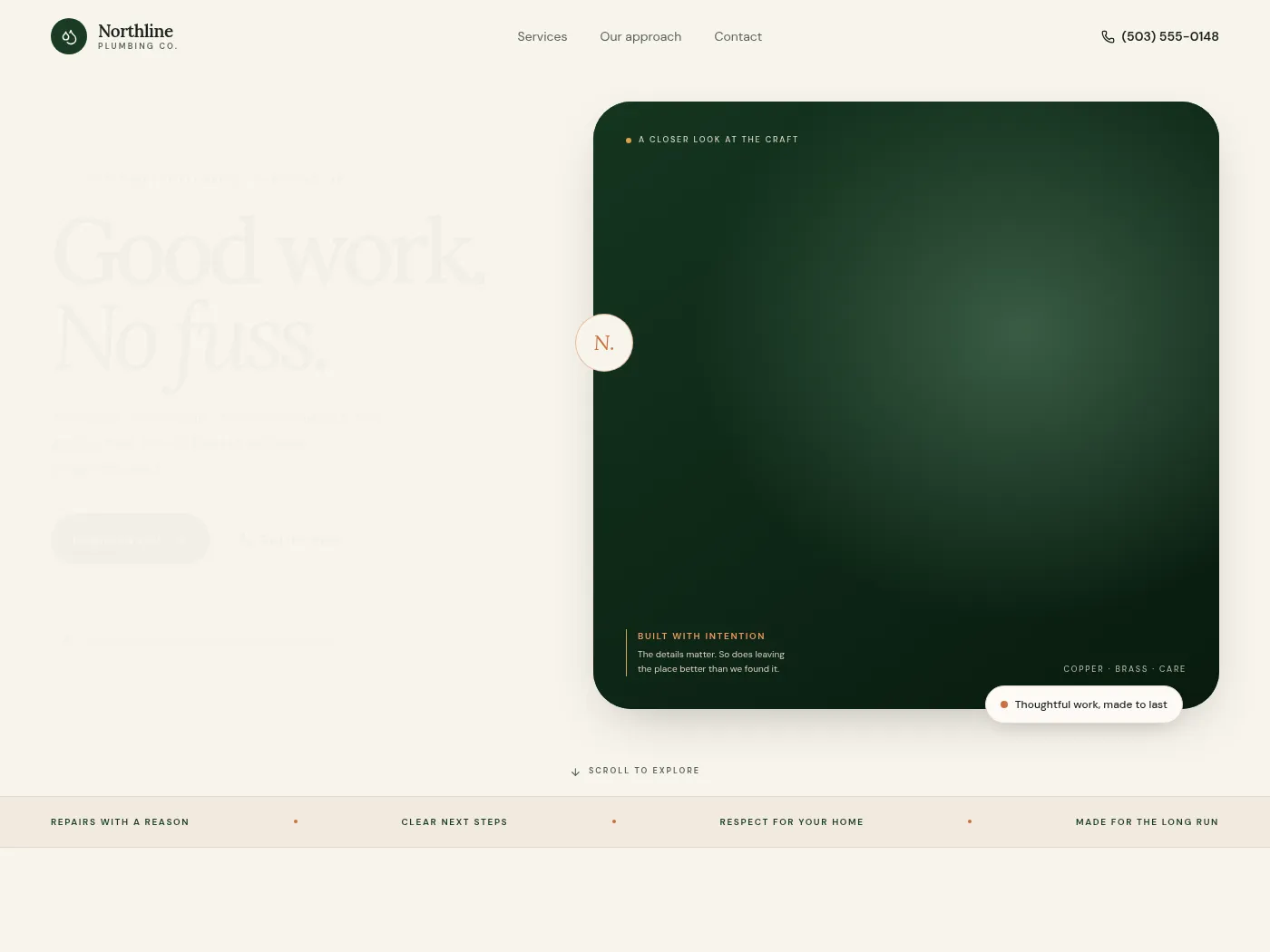PlumbCraft Web Experience