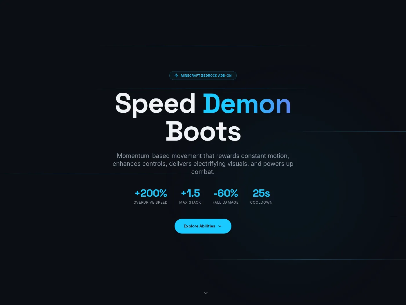 Speed Demon Boots Add-On