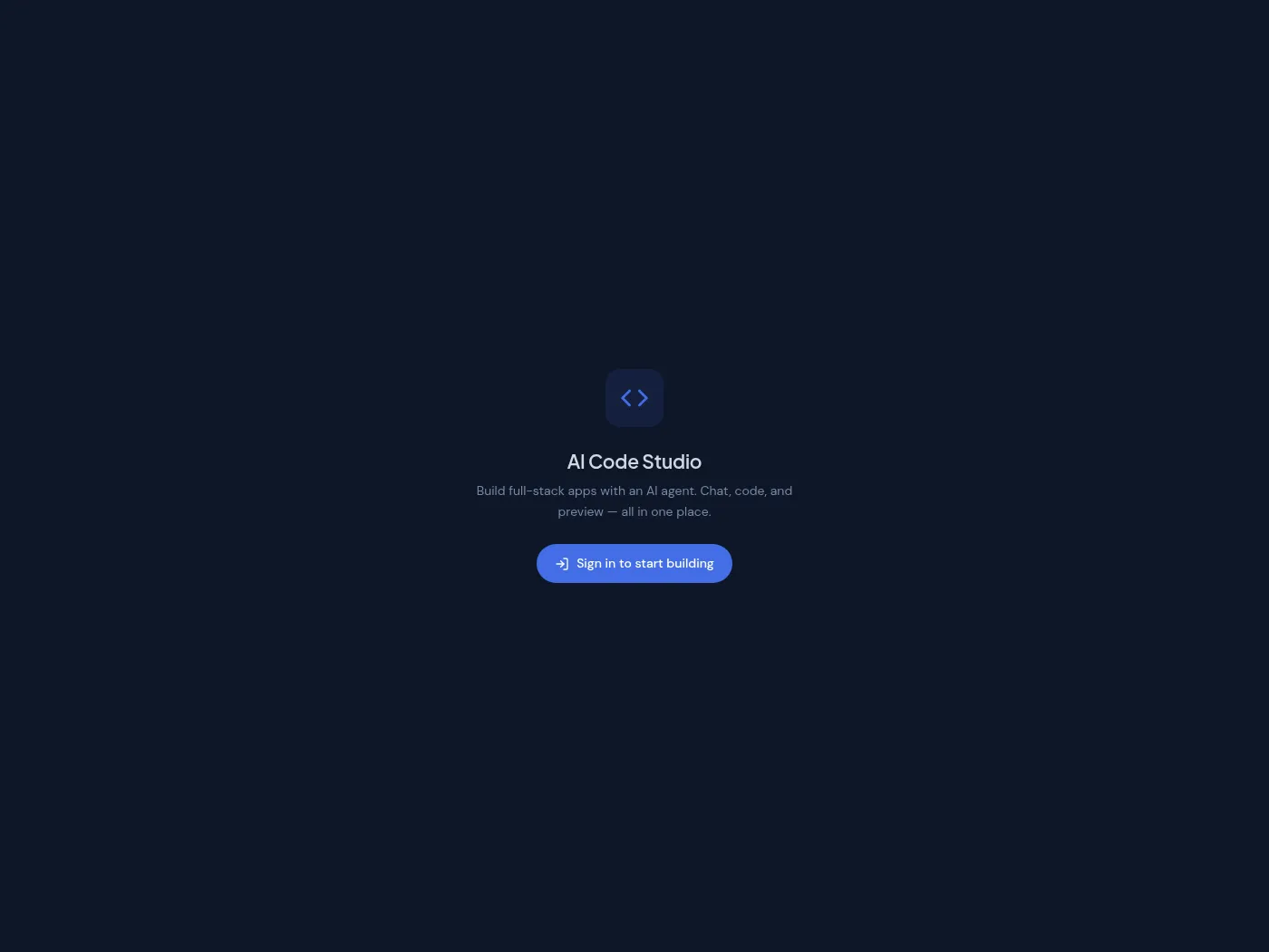 AI Code Studio